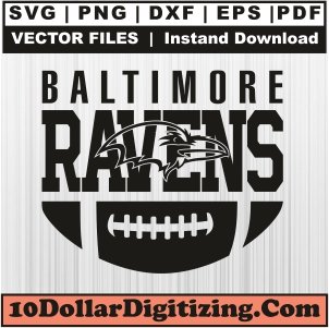 Baltimore Ravens Ball Logo Svg | NFL Team Logo Png Vector