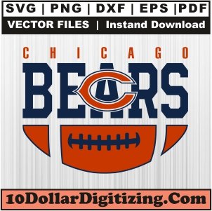 Chicago Bears Football Logo Svg | NFL Team Png Vector